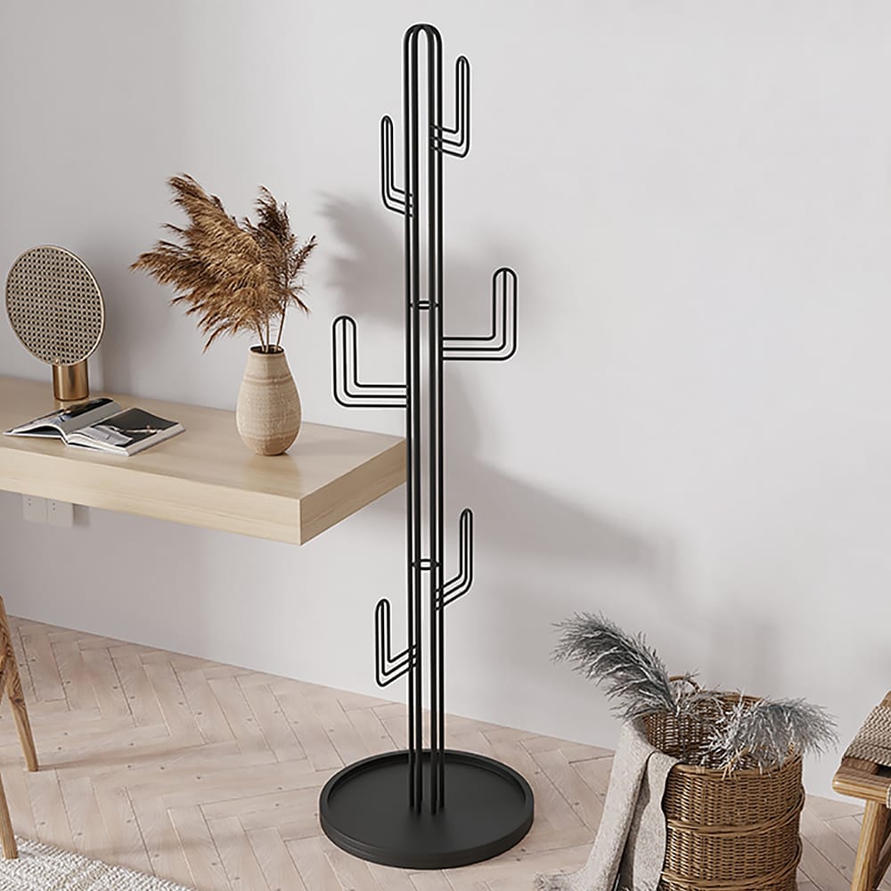 1800mm Clothing Stand Bedroom Hallway Coat Stand Freestanding Cactus ...